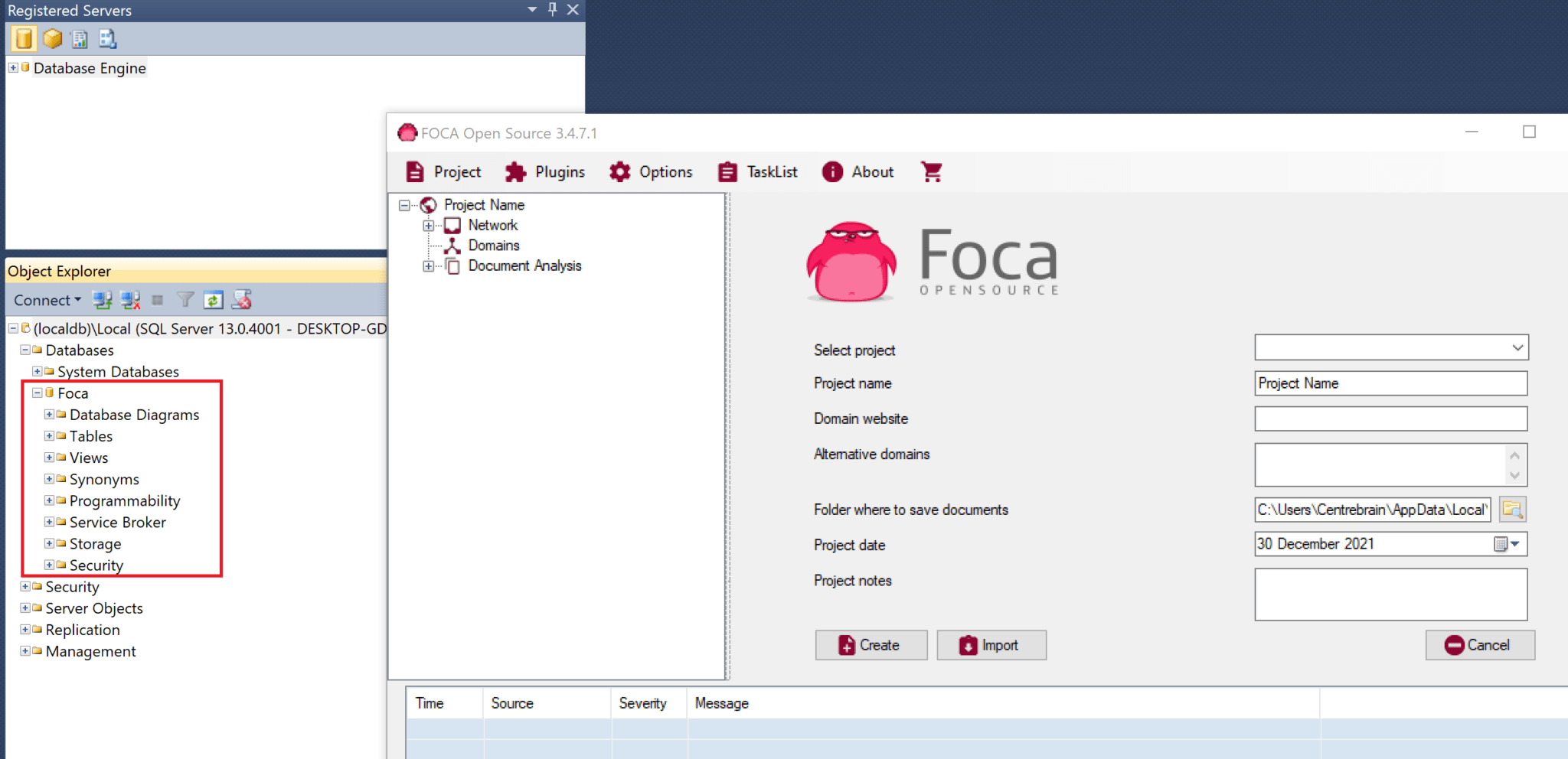 FOCA OSINT (Windows) - Malware SA