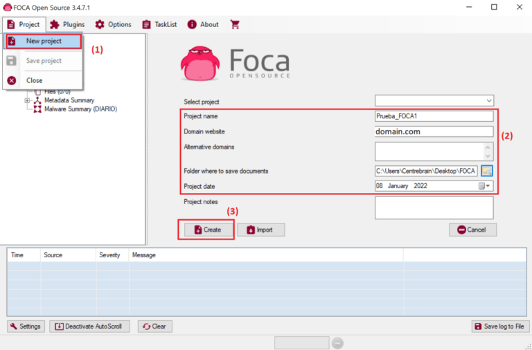 FOCA OSINT (Windows) - Malware SA