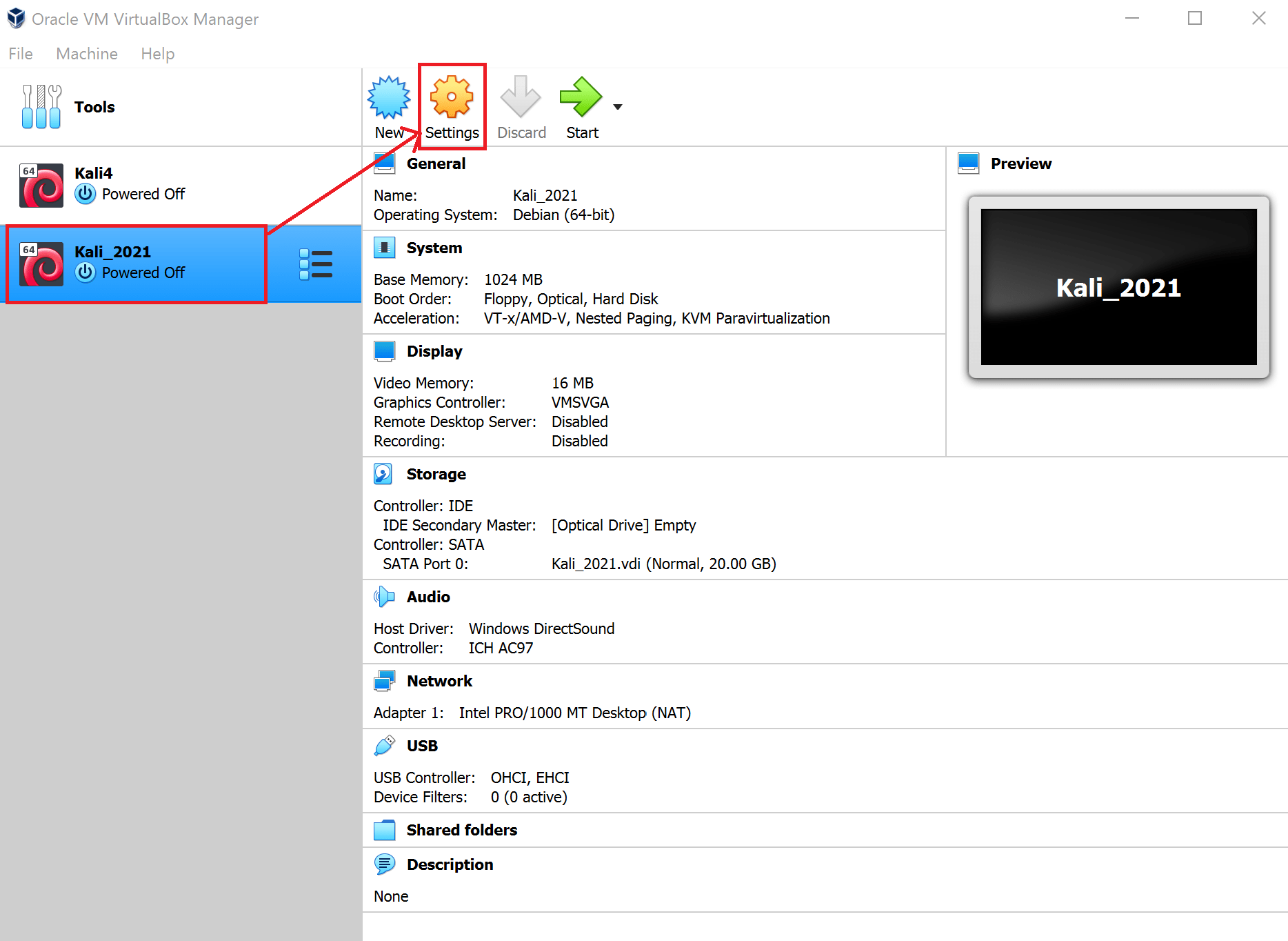Virtualización e instalación de Kali Linux - Malware SA