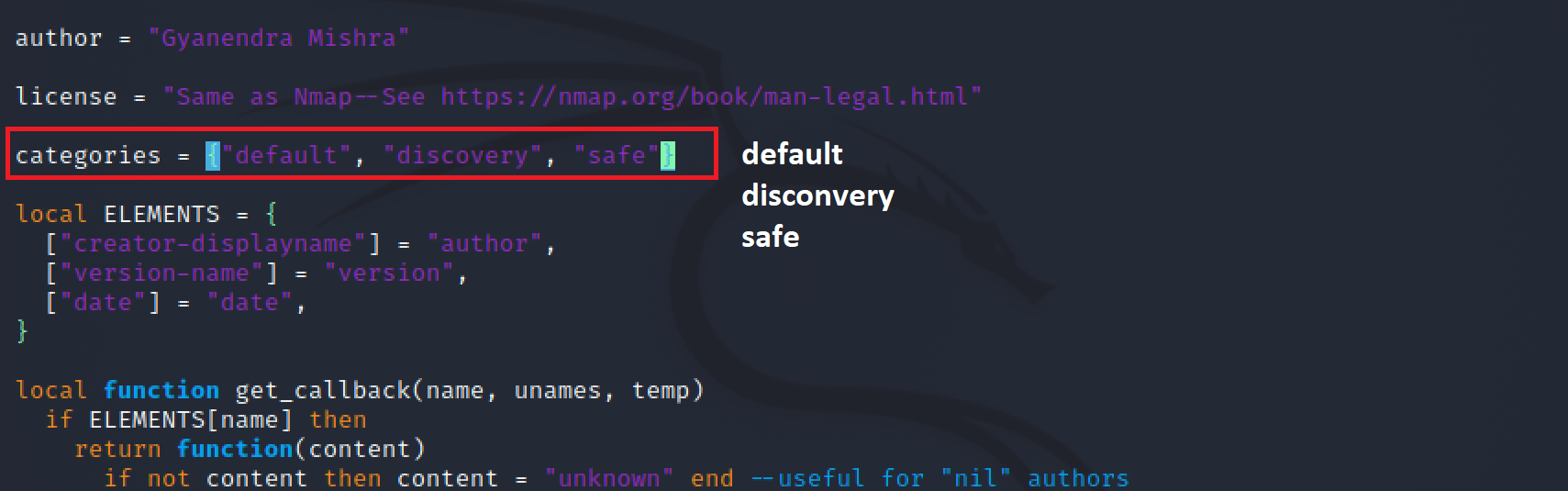 NMAP Kali Linux - Malware SA