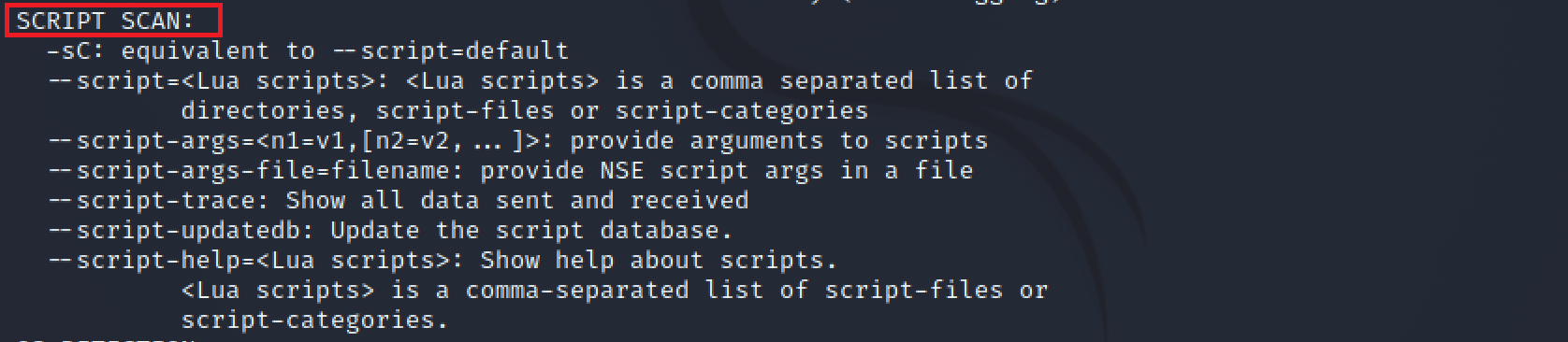 NMAP Kali Linux - Malware SA