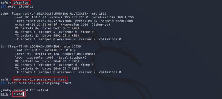 Metasploit Msfconsole: Comandos básicos módulos - Malware SA