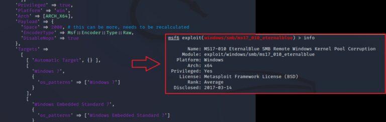 Metasploit Msfconsole: Comandos básicos módulos - Malware SA