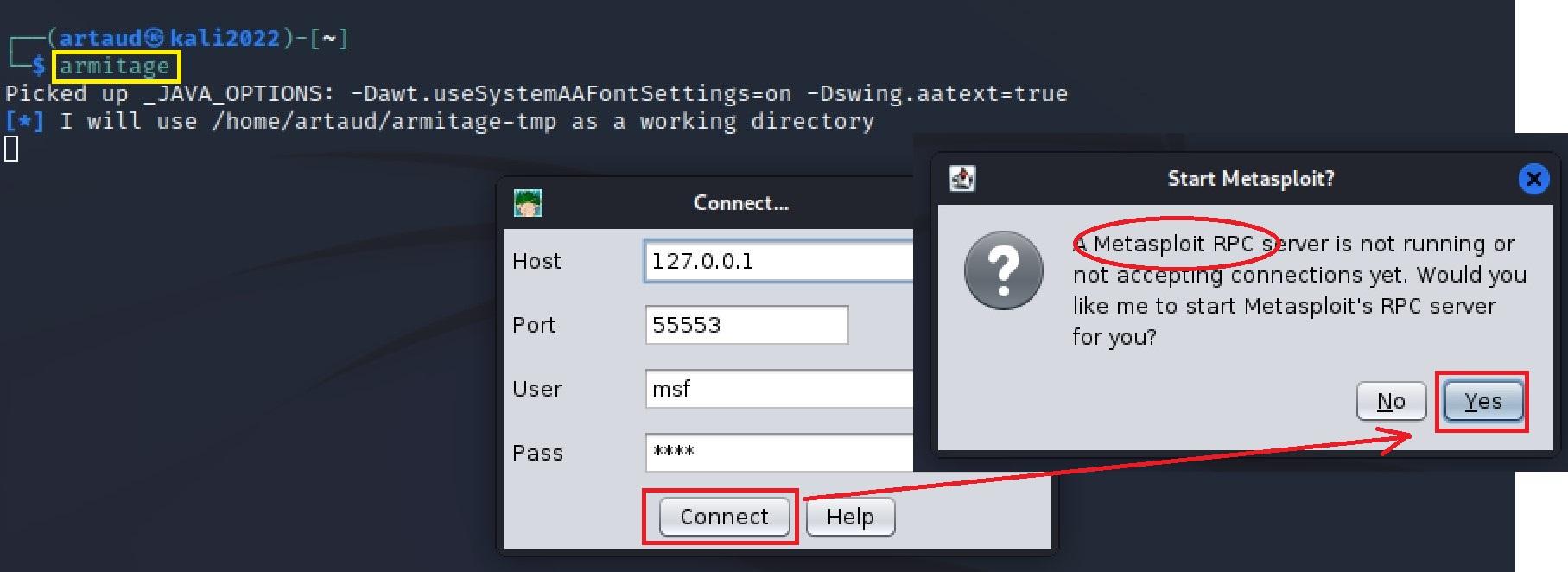 Metasploit: Armitage - Malware SA