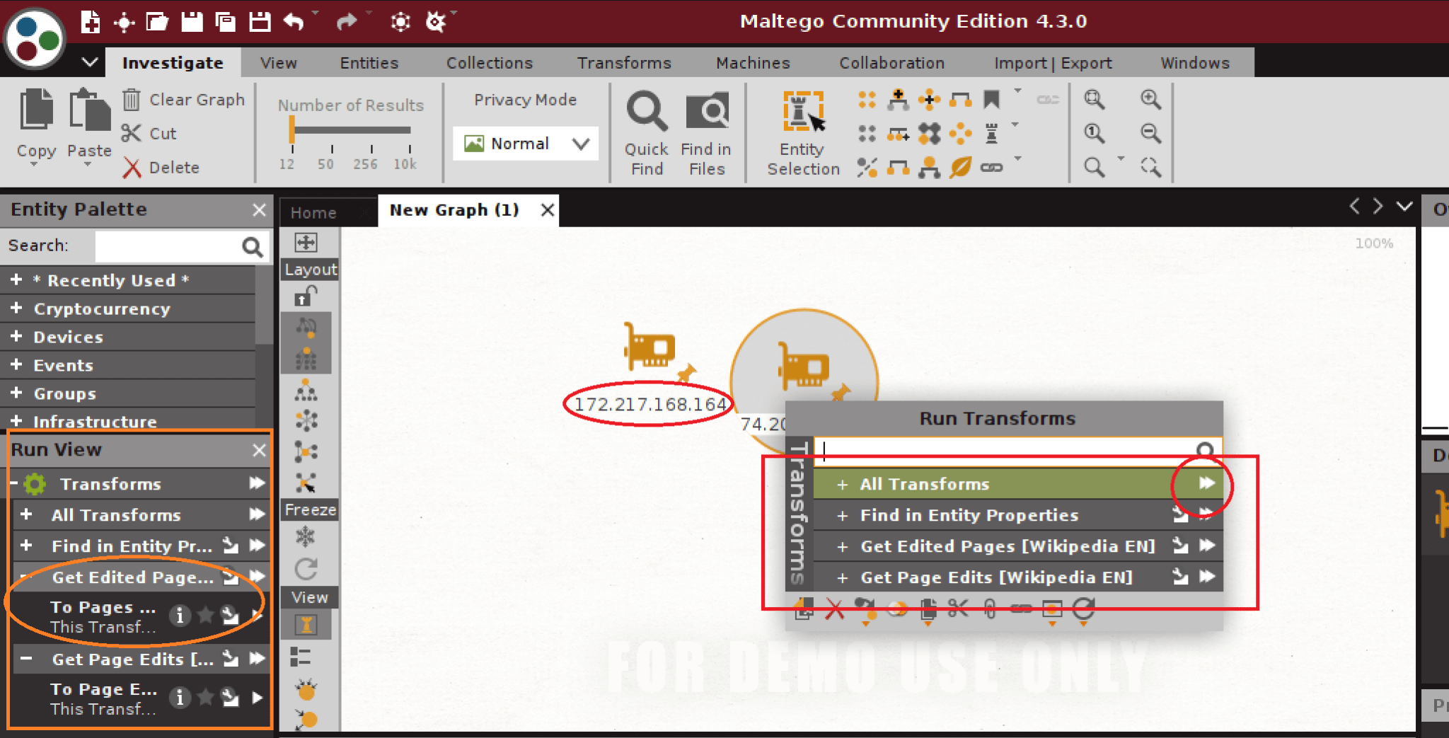 Maltego Kali Linux - Malware SA