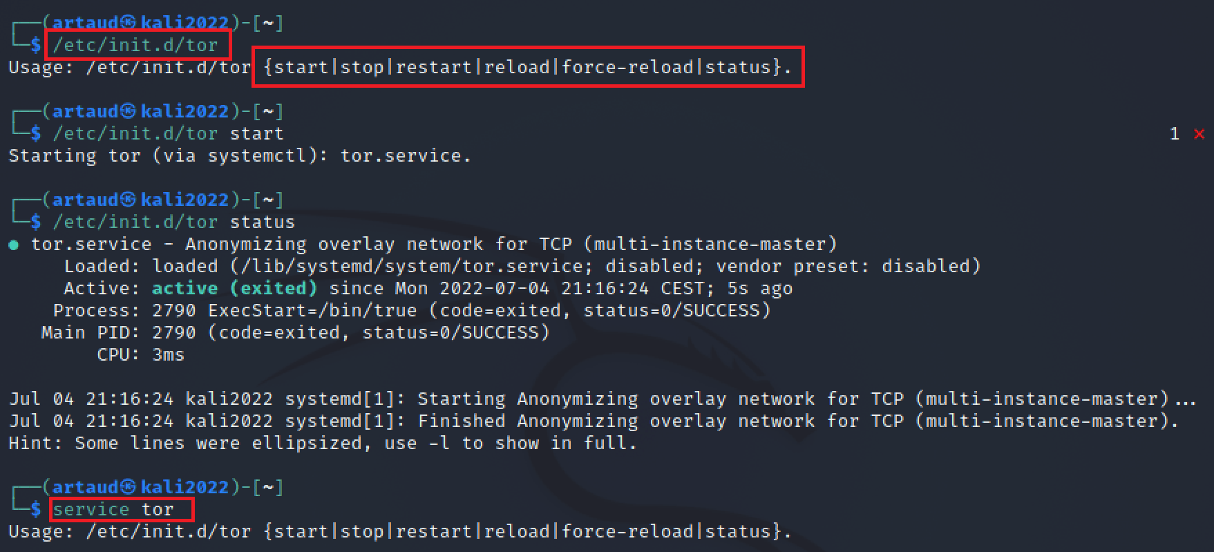 Inicio rápido TOR Proxychains - Malware SA